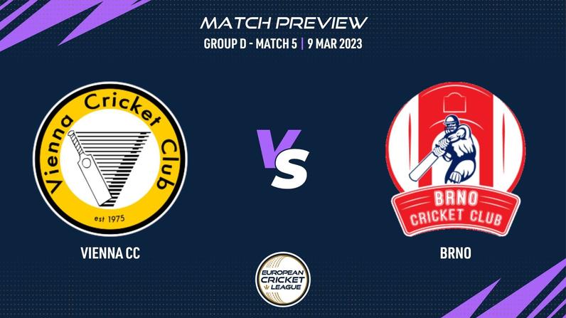 VCC vs BRN Preview | Group D, Match 5 – European Cricket League, 2023